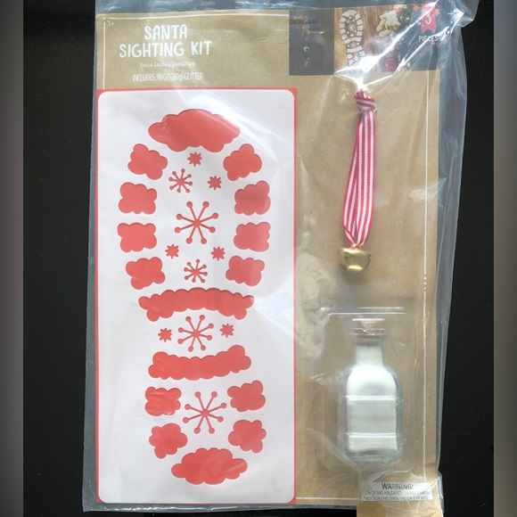 Holiday | Santas Shoe Print Kit | Poshmark